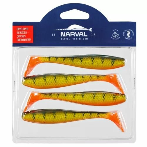Силиконовая приманка Narval Choppy Tail 12cm #019 4шт.