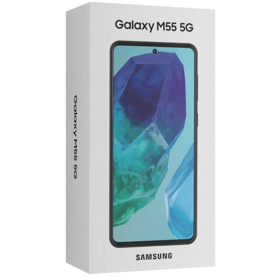 6.7" Смартфон Samsung Galaxy M55 8/128 ГБ, 2400x1080, Super AMOLED Plus, 120 Гц, 5G, зеленый