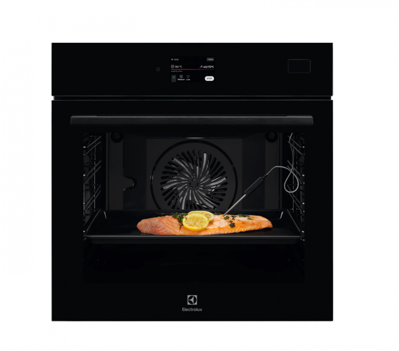 Духовой шкаф с паром Electrolux LOB9S3XZ SteamPro, термощуп, TFT дисплей, черный (Германия)