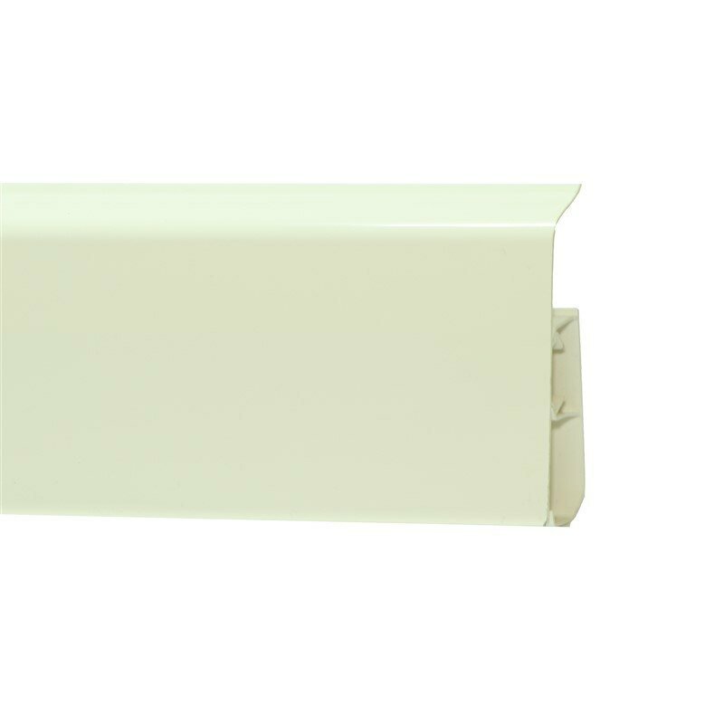 Плинтус пластиковый Winart Quadro 80 мм Айвори 320, 1 шт.
