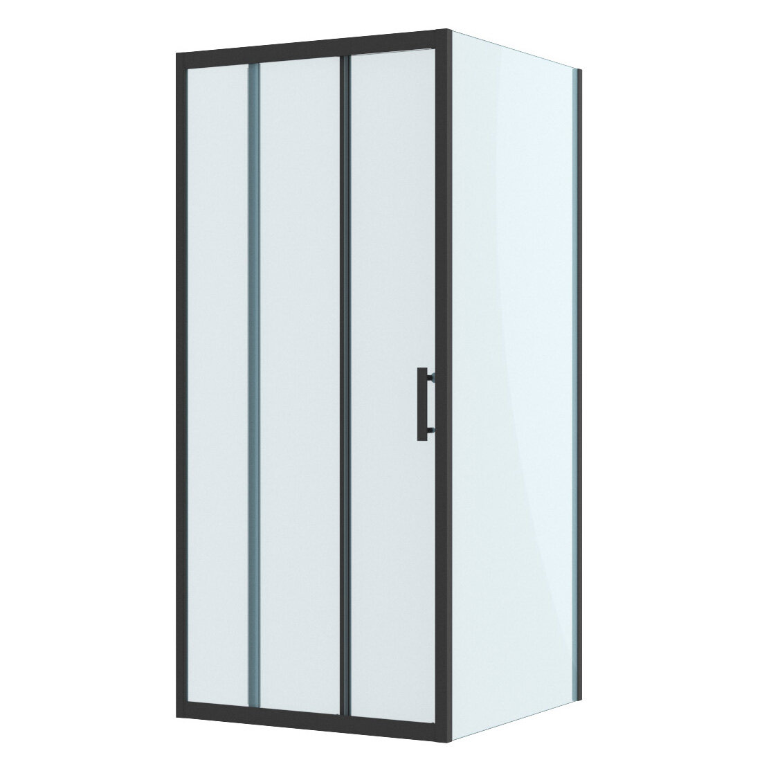 Душевой уголок Belbagno Uno 100х90 UNO-195-AHF-31-100/90-C-NERO черный