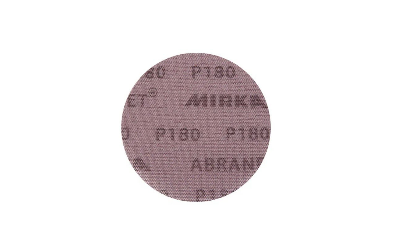Диск шлифовальный Mirka Abranet d150 мм P180 на липучку сетчатая основа (5 шт.)