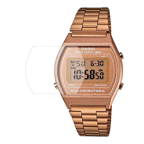 Casio B640WC-5A защитный экран для часов Гидрогель Прозрачный (Силикон)