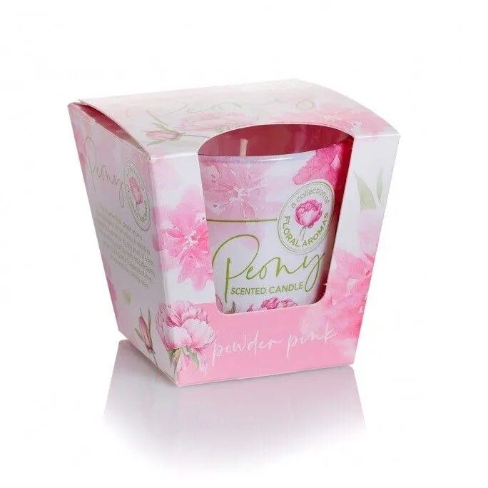 BARTEK Арома-свеча "Peony" POWDER PINK 115g