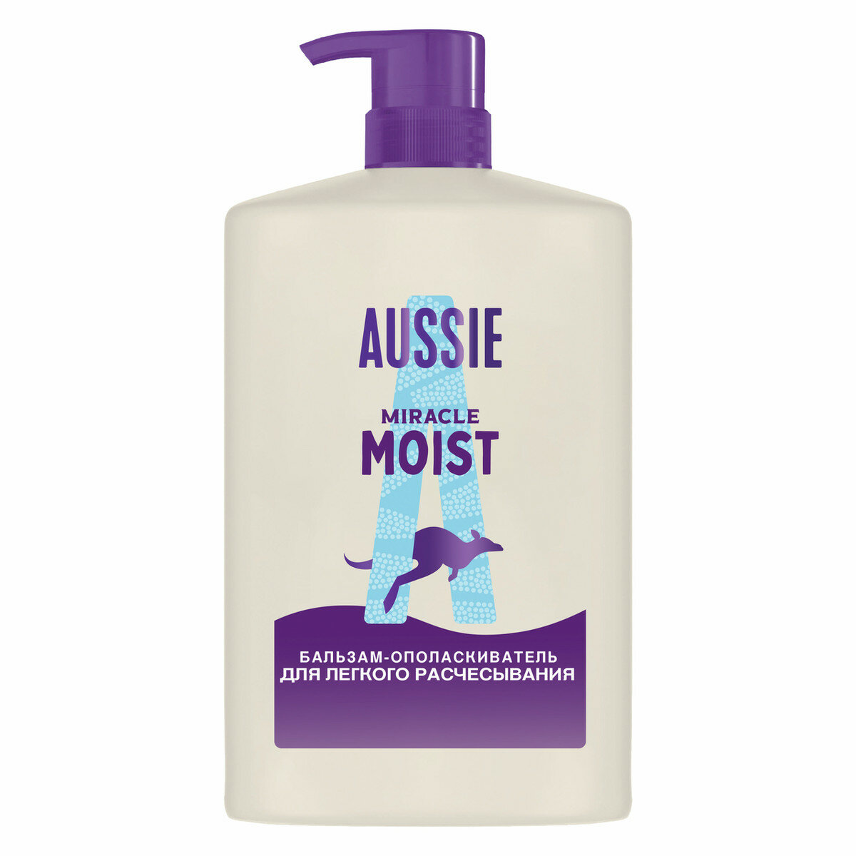 Бальзам-ополаскиватель Aussie Miracle Moist, 900мл, (1 шт)
