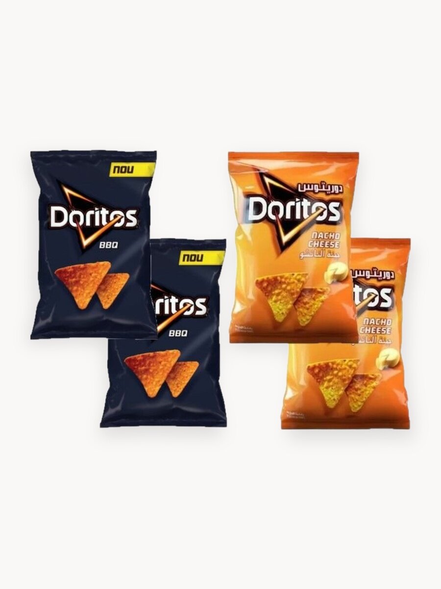 Чипсы Doritos 2 вкуса по 2шт