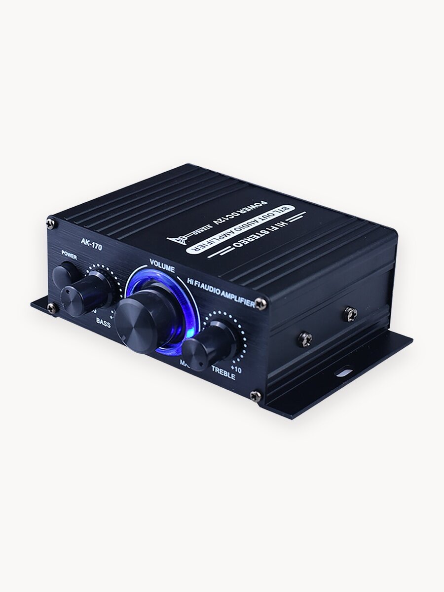 Миниатюрный аудиоусилитель мощности AK170, портативный усилитель звука для автомобиля и дома.