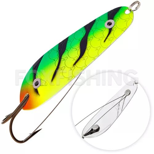 Блесна колеблющаяся Kuusamo Rasanen 70/10 7см. 10гр. BL/GR/Fye-S