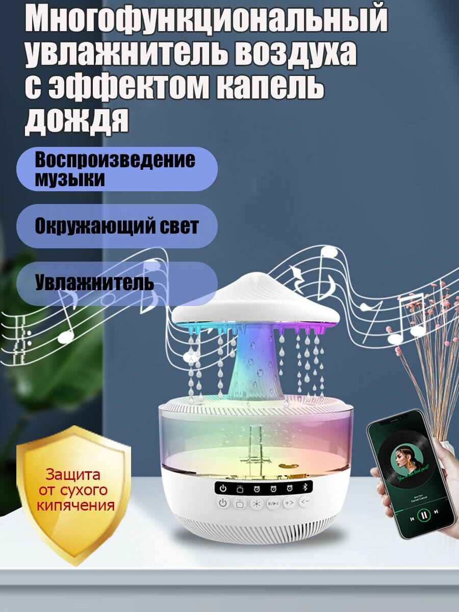 Smart Care Многофункциональный увлажнитель воздуха 3в1 - увлажнитель, динамик и настольная лампа