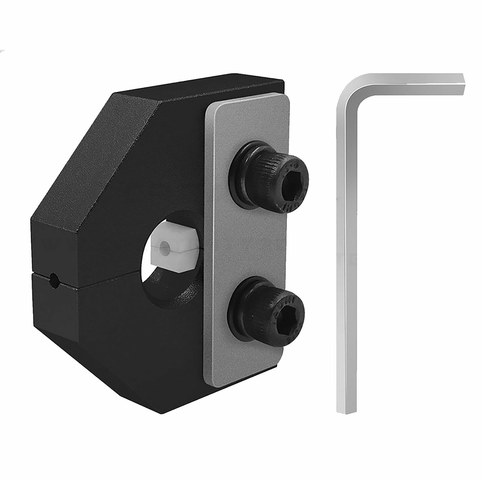 Разъем для сварки нити, высокопрочный точный разъем датчика нити для 3D-принтера с гаечным ключом для 1,75 мм PLA ABS, черный