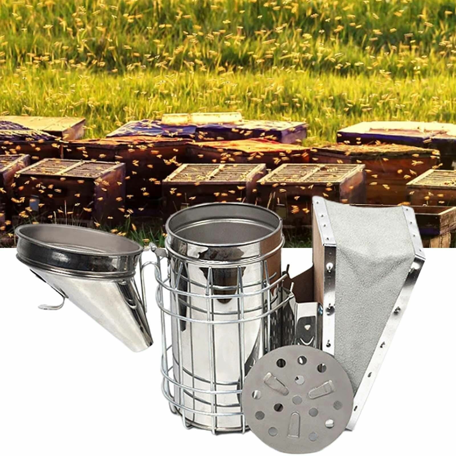 Портативная коптильня для пчеловодства из нержавеющей стали 28см