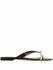 Шлёпанцы Salvatore Ferragamo, размер 9.5C US, черный
