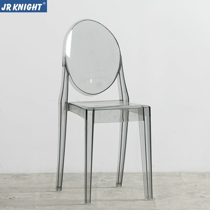 Стул JR Knight, прозрачный, акриловый, эргономичный, устойчивый, для гостиной