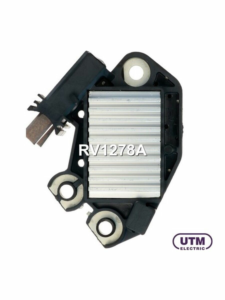 Регулятор генератора UTM RV1278A, для Peugeot, Citroen, металл, пластик, черный