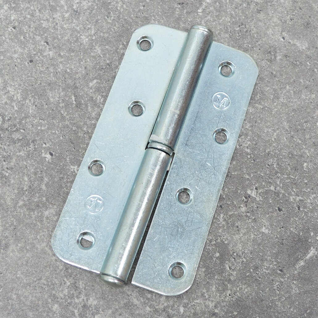 Петля накладная ПН1-130, 135х40х15мм, цинк, правая, для дверей