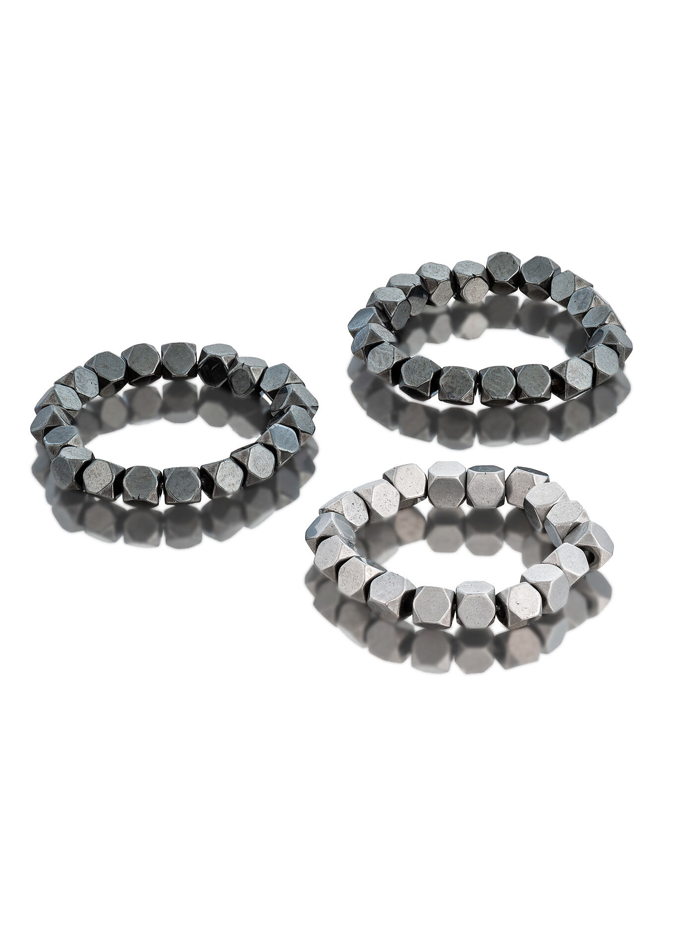 Набор колец, гематит