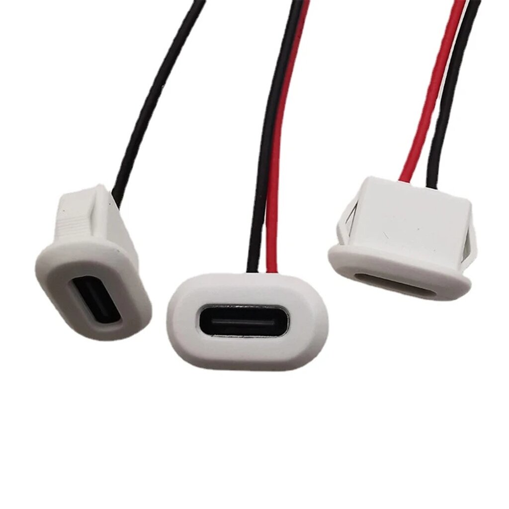 Разъем USB Type-C female с PH 2.0, 3A, Белый