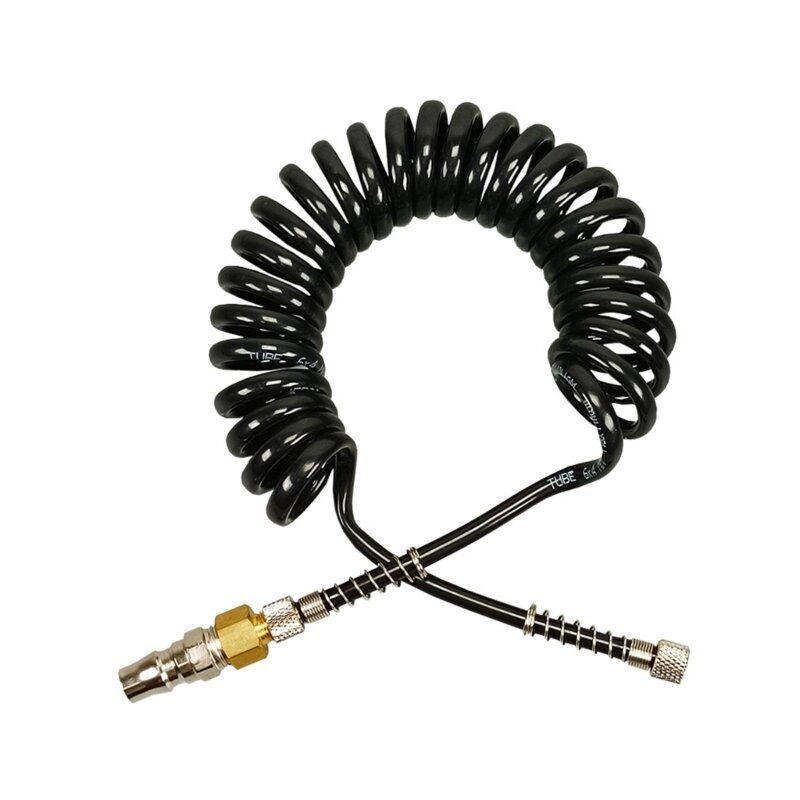 Отдающий шланг Отдача Шланга Воздушного компрессора с 1/4-дюймовыми Быстроразъемными Соединителями Заглушки Фитинги Эффективное использование в различных условиях