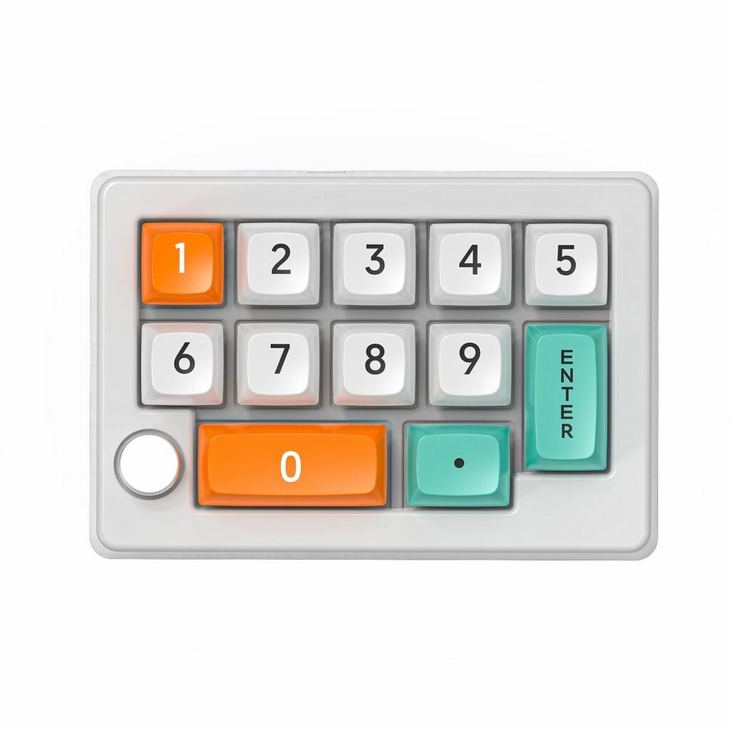 Программируемая 12-клавишная мини-клавиатура, механическая игровая клавиатура, 2,4 ГГц, 3 режима, с подсветкой и настраиваемыми горячими клавишами