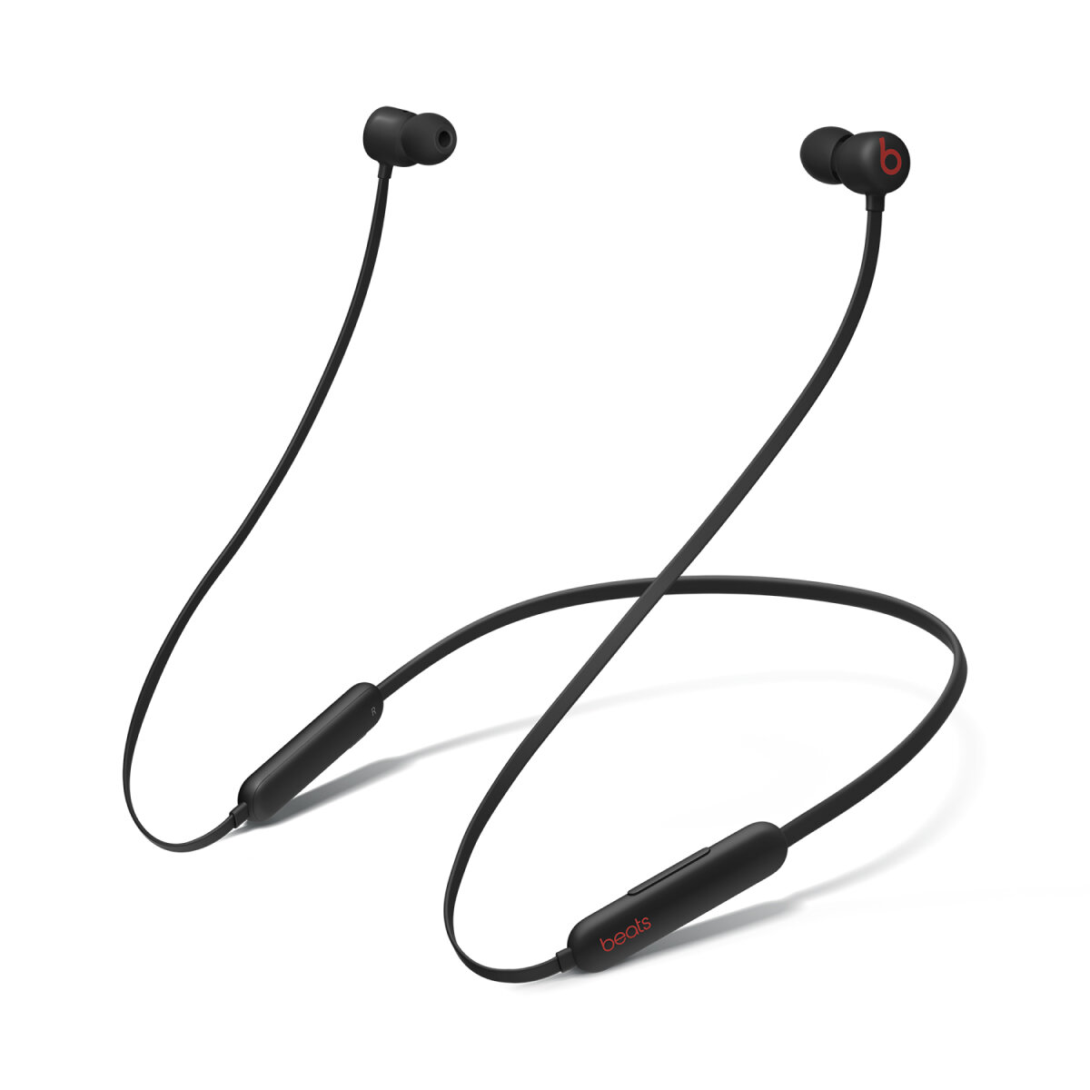 Наушники Beats Flex Bluetooth Wireless In-Ear беспроводные, Классический черный и красный.