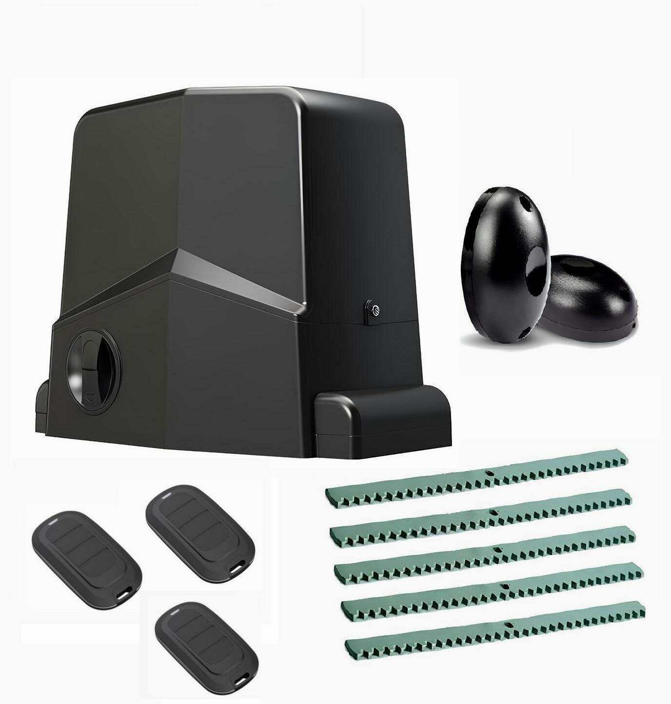 Автоматика для откатных ворот ARW-1000MKIT FK5-Т3, комплект: привод, фотоэлементы, 3 пульта, 5 реек