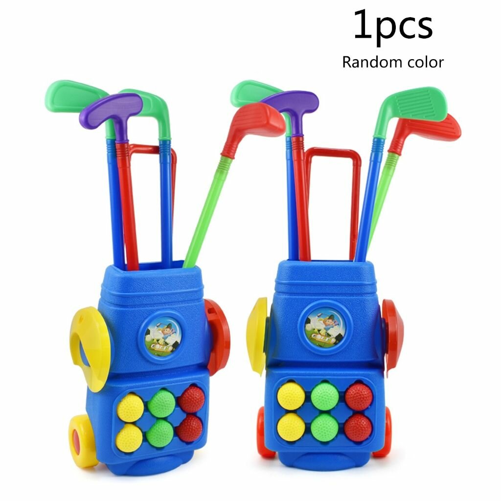 Клюшки для гольфа для малышей, игрушка, Спортивная игра, Детский набор, Чемодан