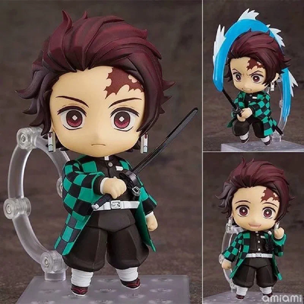 Нендороид фигура Танджиро Камадо, Nendoroid Tanjirō, аниме фигурка сменные лица и аксессуары, Истребитель демонов 1193