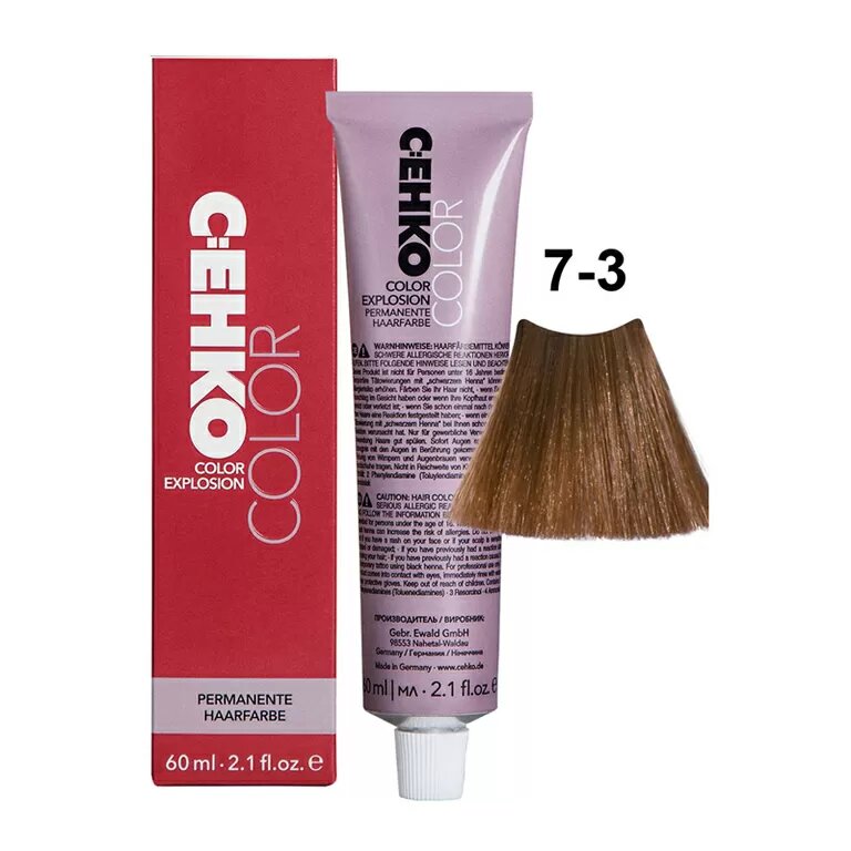 C: EHKO Color Explosion Color Explosion Крем-краска для волос 7/3 60 мл