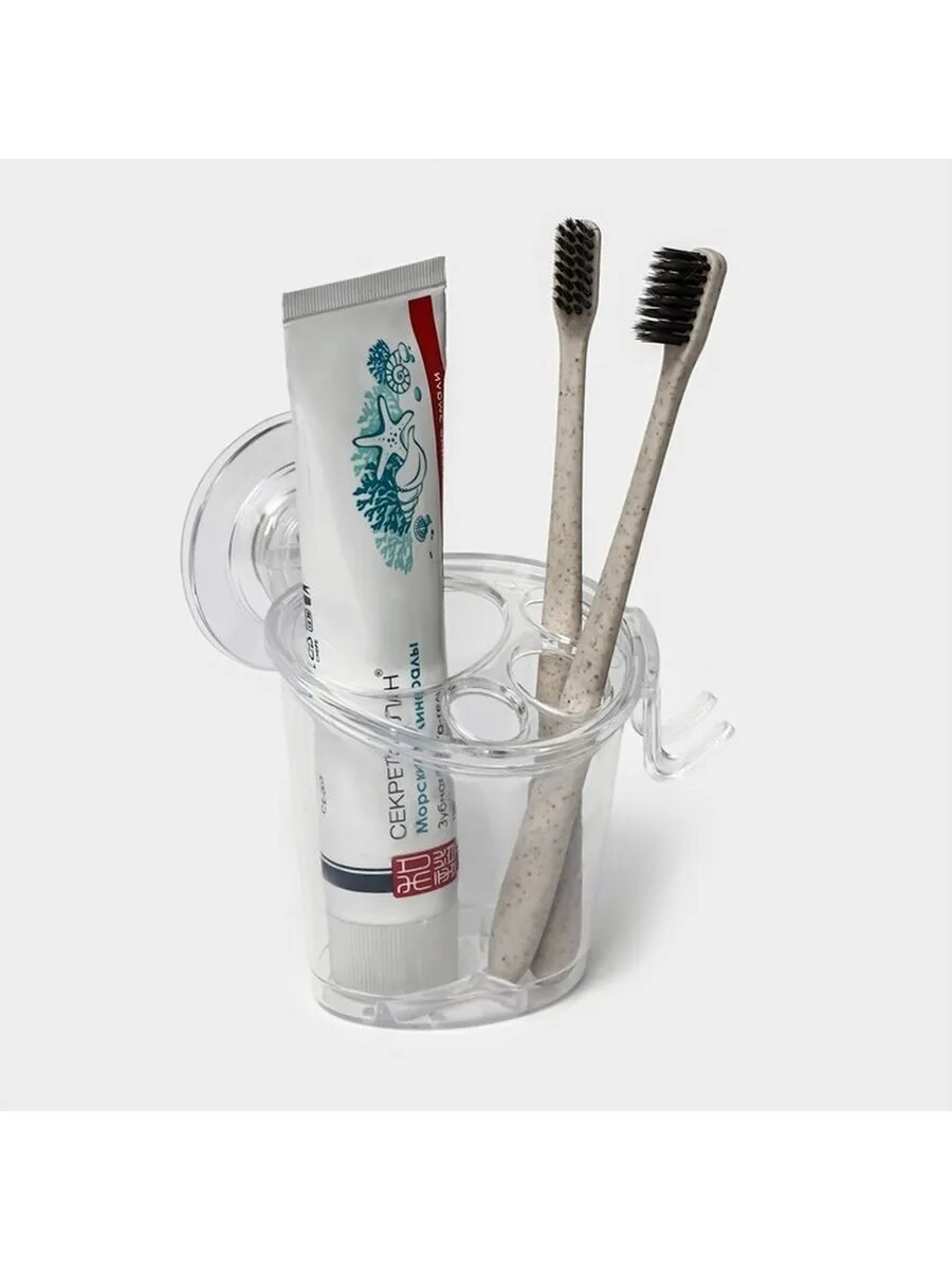 Удобный держатель для зубных щеток и пасты