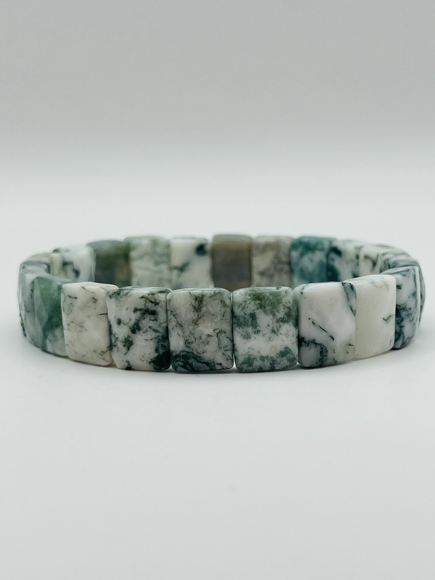 Браслет-манжета, агат