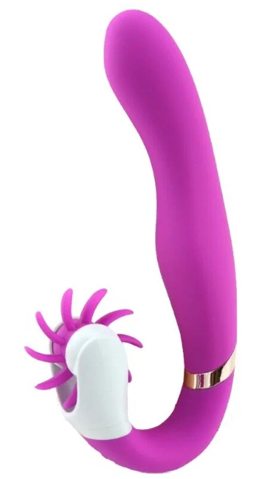 Вибратор INTLIFE Dave Vibrator, силикон, ABS-пластик, 12 режимов, розовый