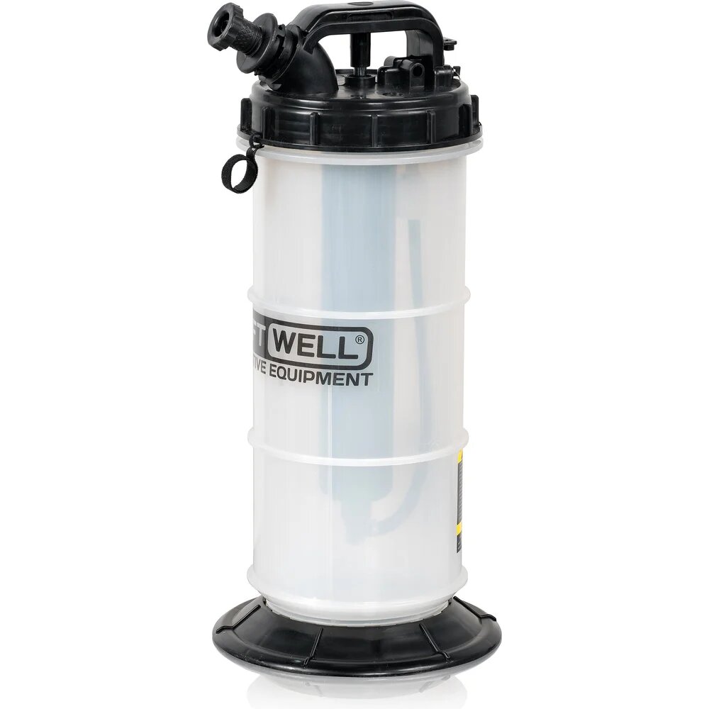 Емкость для откачки масла с ручным приводом KraftWell объем 6 л, объем бака 6 л KRW1806. M