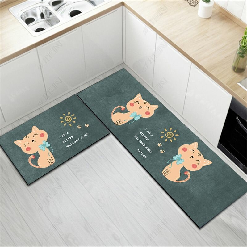 Коврики для кухни на пол (2 шт.) 40х60+40х120см