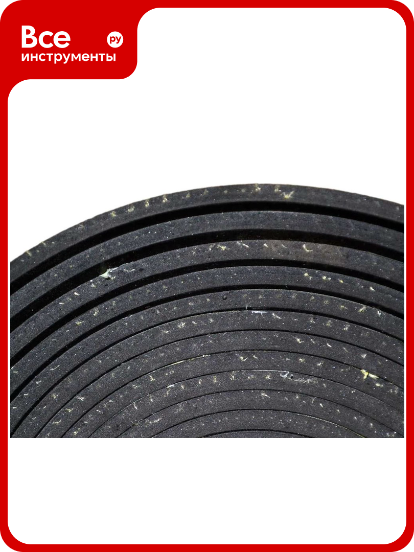 Техпластина HIMPT армированная кордом тмкщ-c-1x5 мм 2н 1000x5000 мм, 40 кг 00-00008236