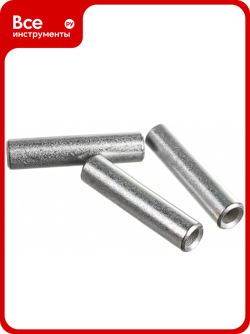 Луженая гильза ГМЛ 2,5-2,6 КВТ 100шт 41163 медная луженая для опрессовки, соответствует ГОСТ 23469.3-79 стандарта