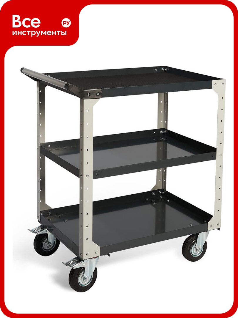 Инструментальная тележка ДиКом TS-800.01 серая 12.0151-103