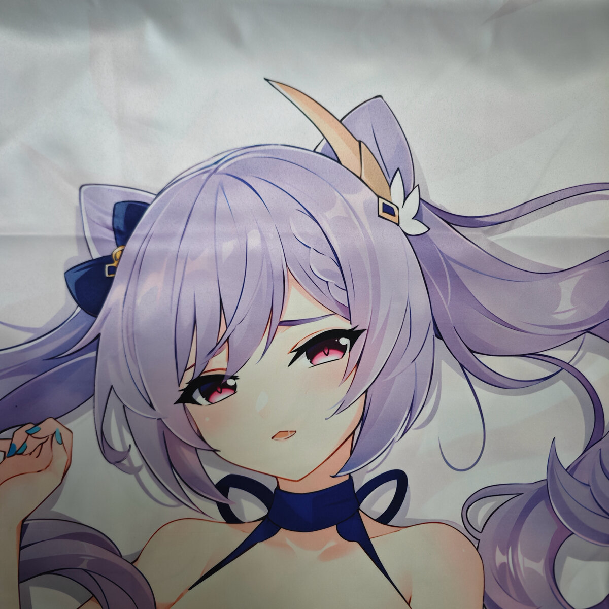 MISAKI1987 Genshin Impact Keqing Геншин Импакт Аниме подушка типа дакимакура 2way Tricot 150cm*50cm