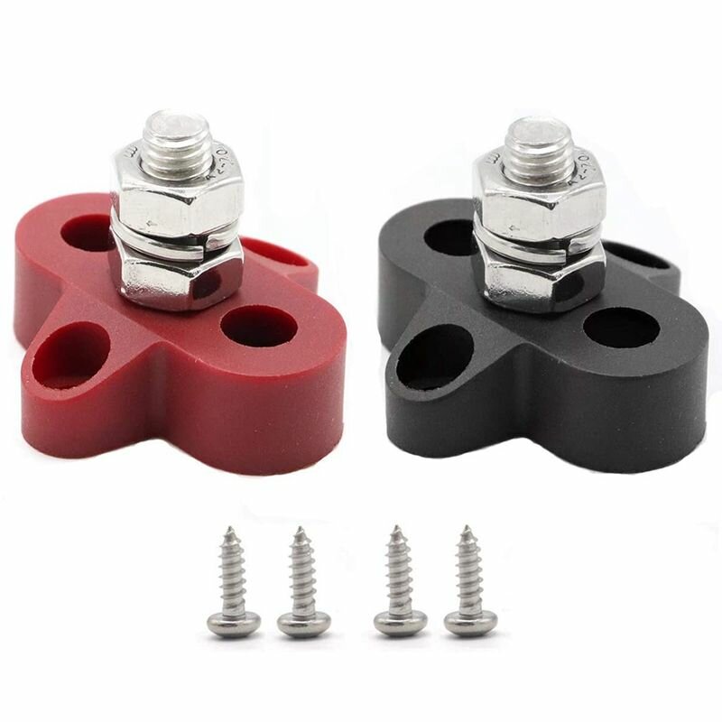 Шт. 5/16 дюйма DC 48 В шина силовая клеммная колодка M8 распределительный штифт