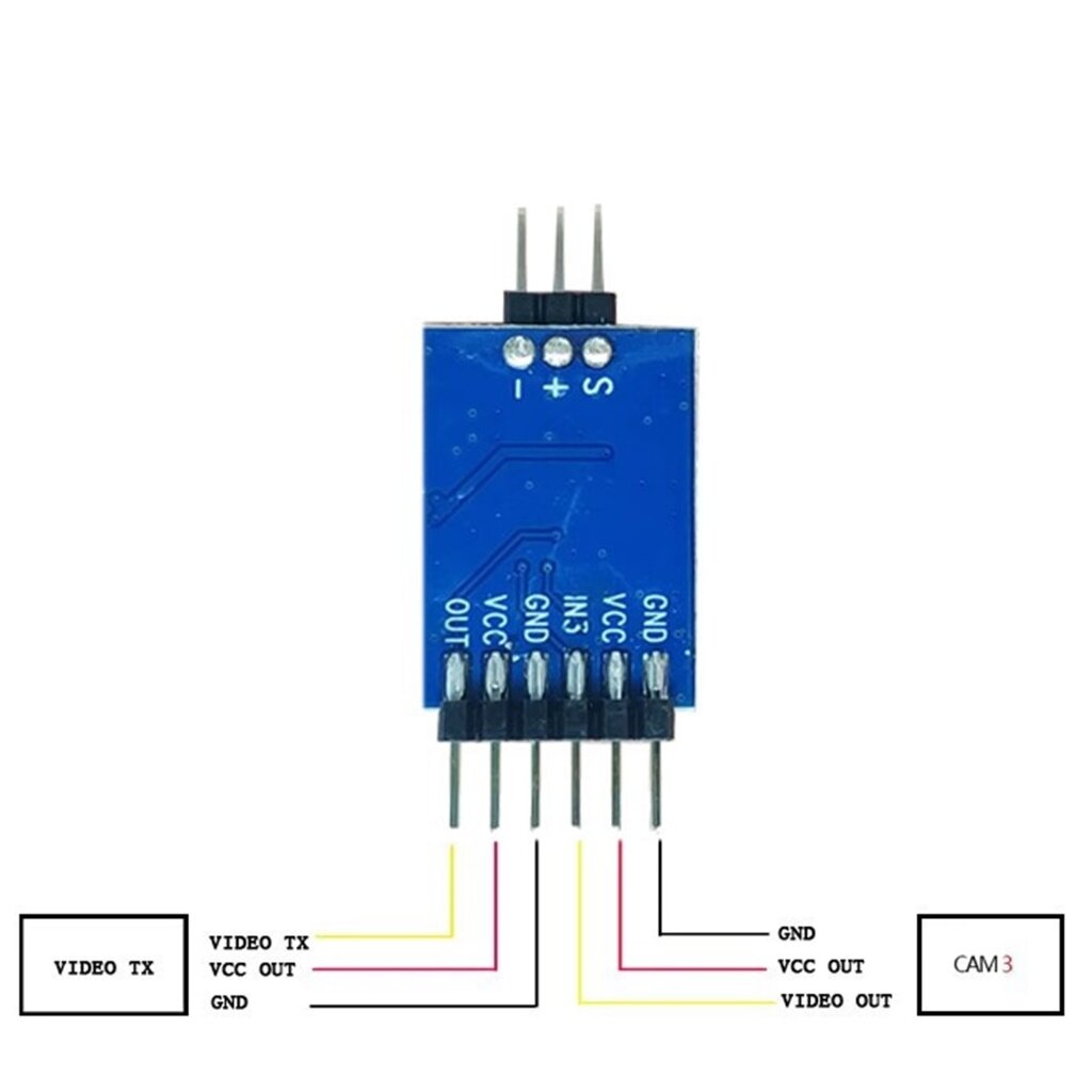 Видеопереключатель 3 канала 5,8 ГГц