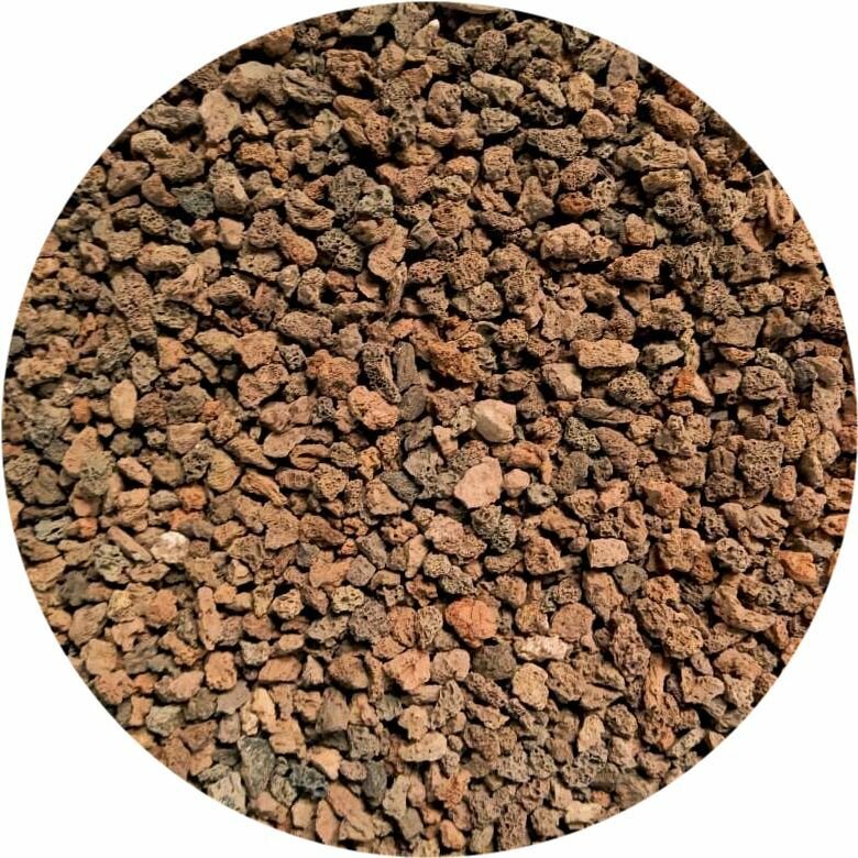 Грунт аквариумный - лавовая крошка, фракция 3-5 мм, 1 литр