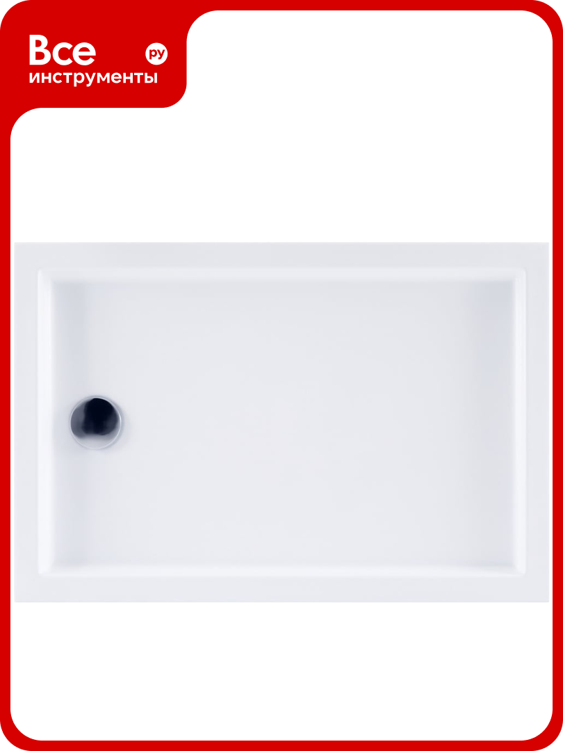 Душевой поддон Aquanet GL180 120x80 00265565, такого надежного материала, 1200 мм