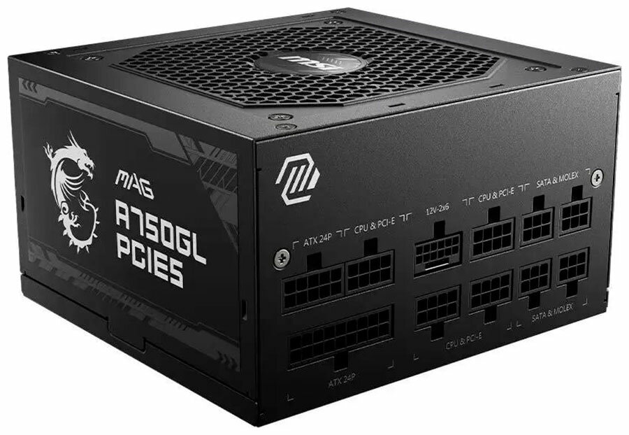 Блок питания MSI 750W MAG A750GL PCIE5 ATX