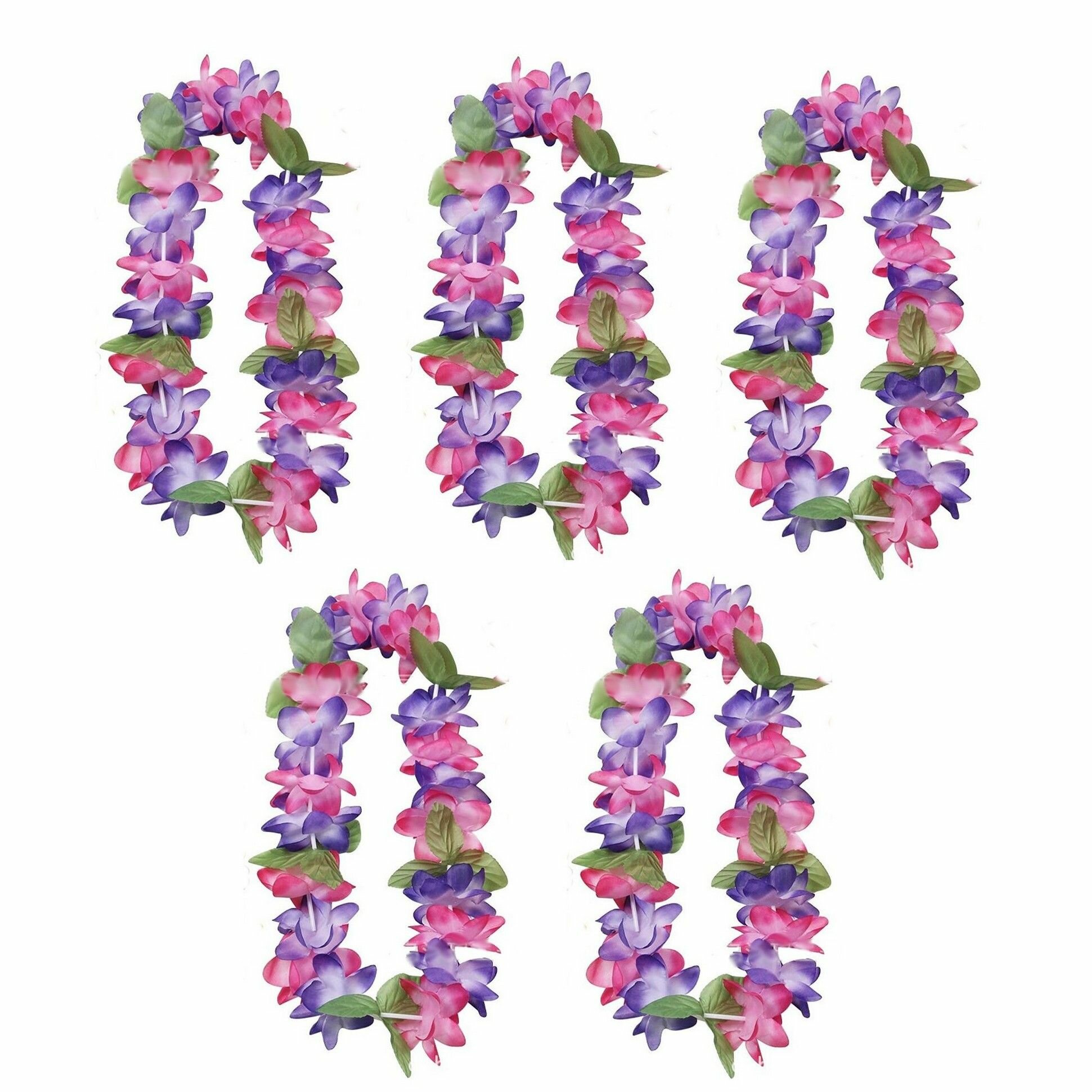 Гавайский набор из 5-и ярких ожерелий