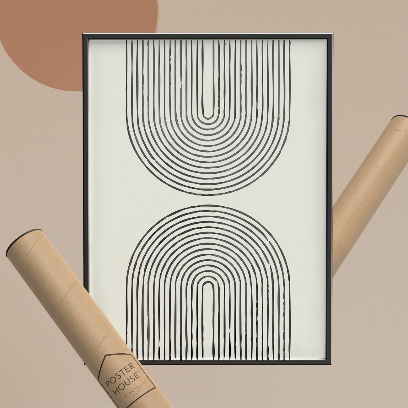 Название: Постер фигуры, абстракция 40х50 см без рамы/ Минимализм/ Плакат для интерьера, в подарок