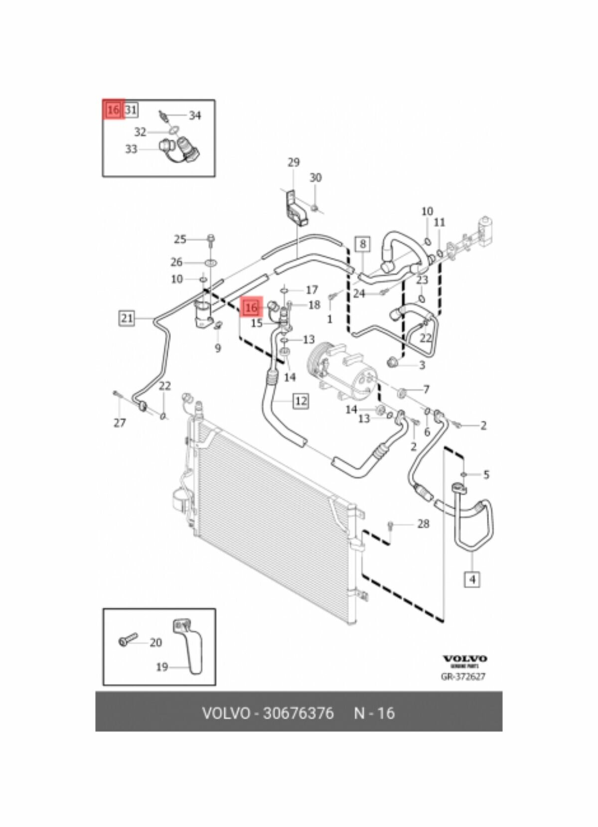 Клапан Ac/Valve [Org](Volvo 30676376)