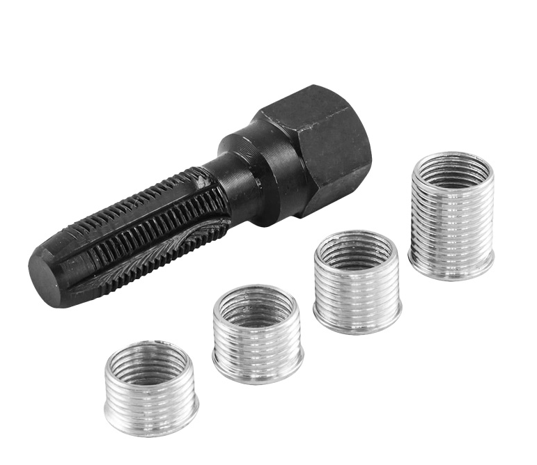 Набор для восстановления свечной резьбы (м14х1,25 мм) 5 предметов avs prs-05