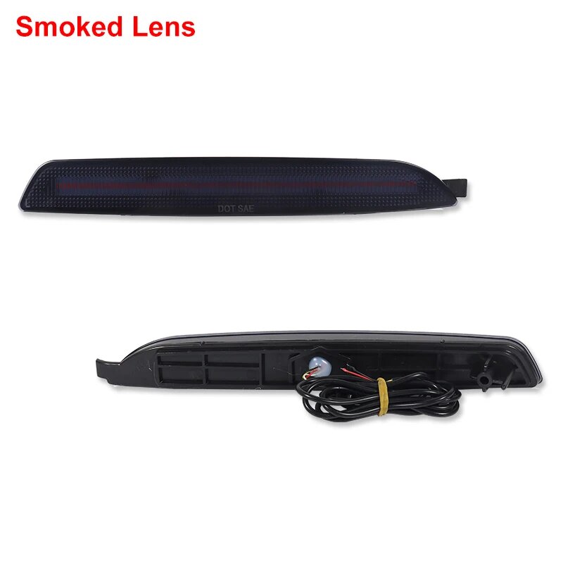 2 шт. для KIA Sorento красные отражатели заднего бампера, функция задних, стоп-сигналов и задних противотуманных фар и указателей поворота 2011-2013 гг. Smoked Lens