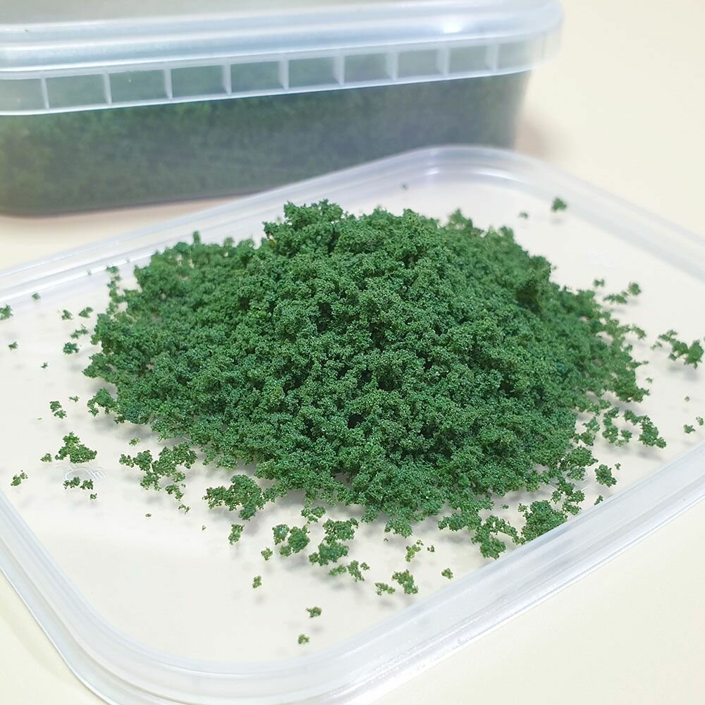 5717 присыпка для макетов и диорам, листва/трава, мелкая, 200 мл, глубокий зеленый, СВ модель