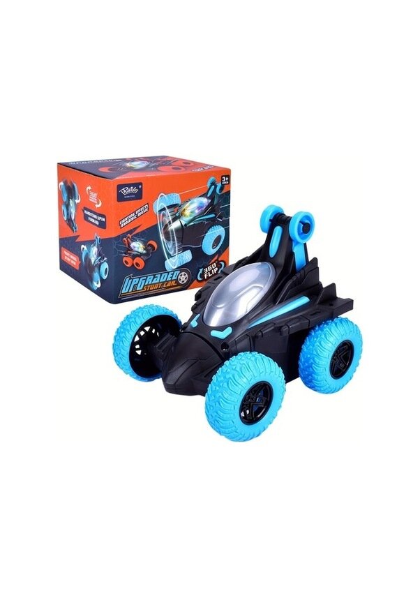 Электрический самосвал с поворотом на 360 градусов, светом и музыкой, светло-голубой