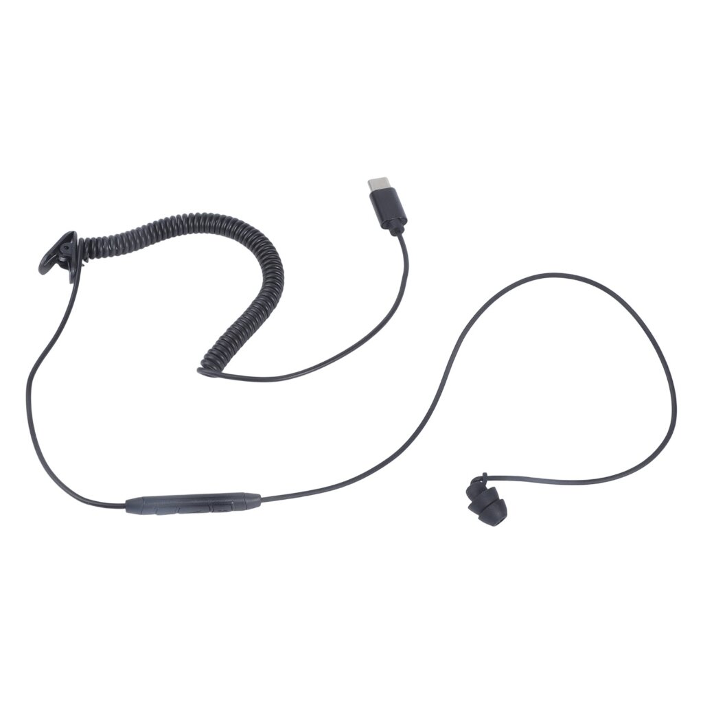 Ориентированное на Безопасность Одностороннее Подключение наушников Типа C С Выдвижным Шнуром